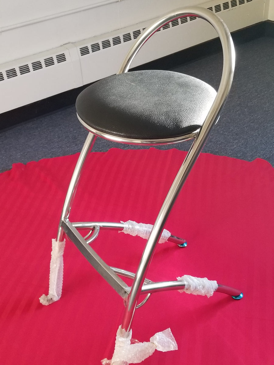 Chrome Frame Elegant Bar Stool – Improved Seating